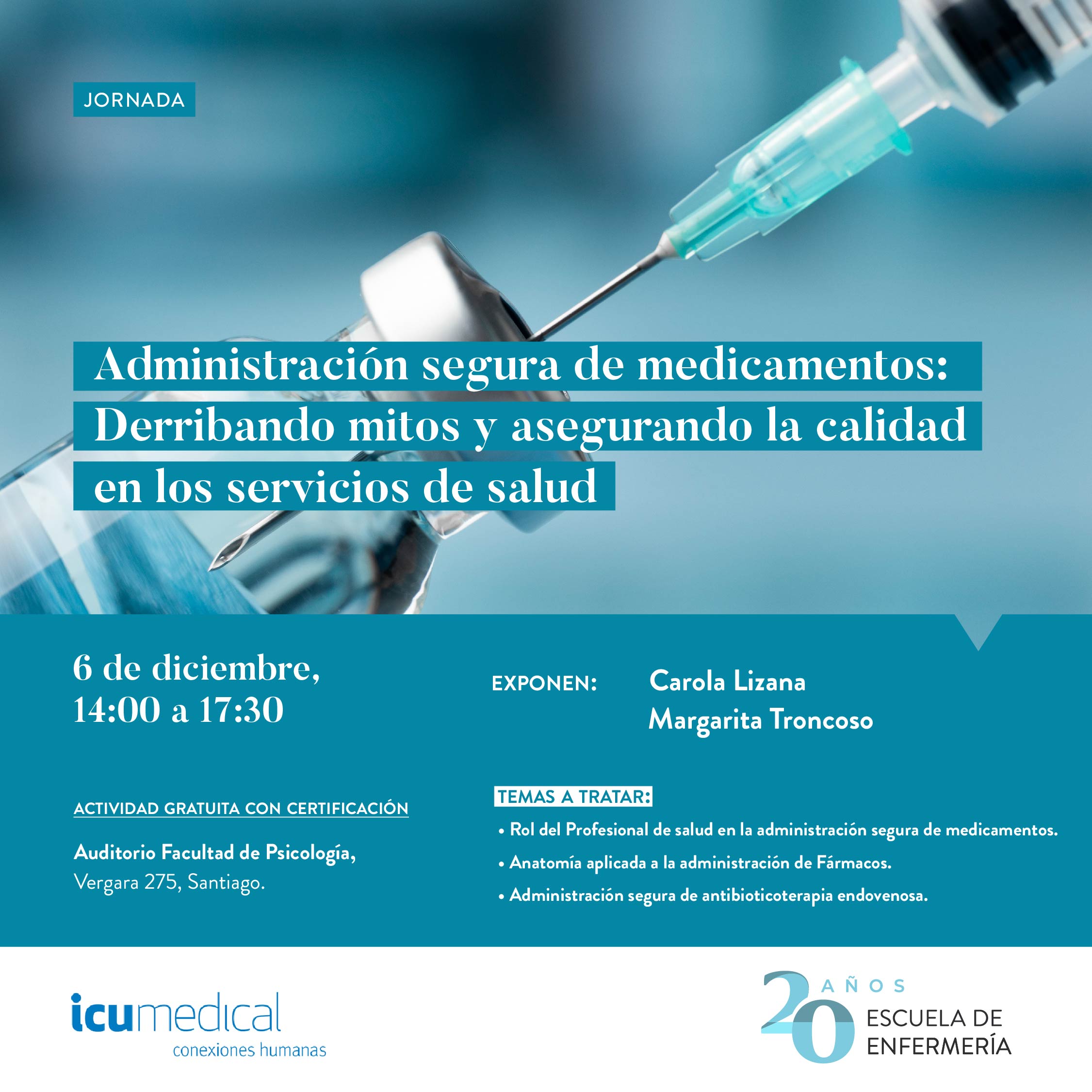 Jornada: Administración segura de medicamentos: Derribando mitos y ...